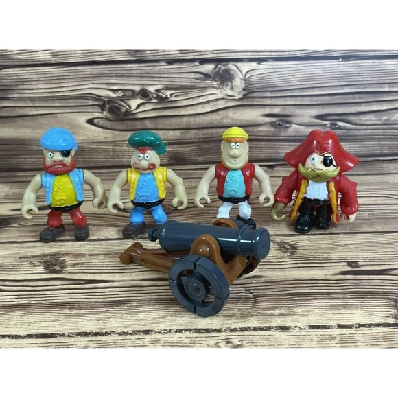 Toys | Lot Of 4 Boley Pirates Adventure Island Pirate Figures Cannon ...